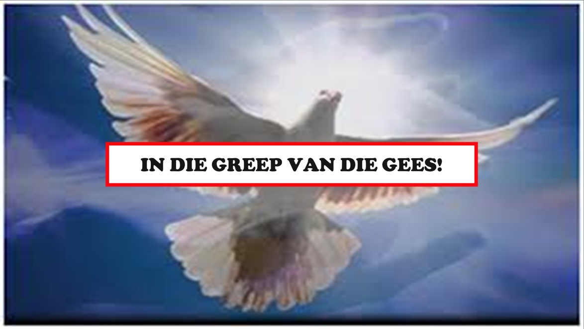 In die greep van Die Heilige Gees – AGS Hartsion Bapsfontein